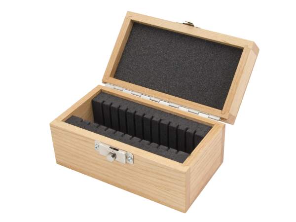 Wooden Optic Storage Boxes