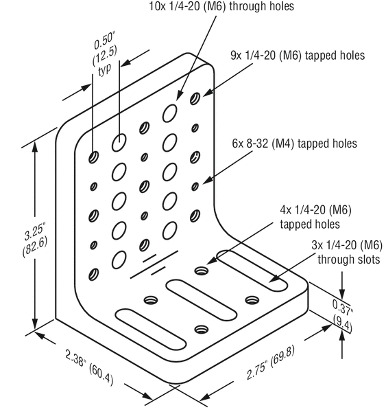 New Focus 90 Degree Angle Brackets