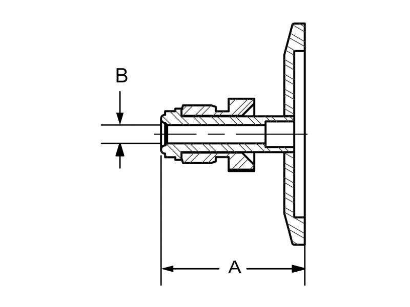 100319111 ISO-KF Flange Adapter