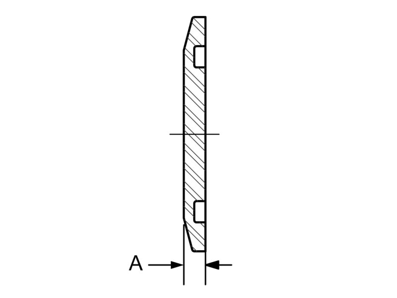 100311601 ISO-KF Blank Vacuum Flange