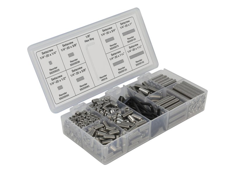 SK-4 1/4-20 Set Screw Kit